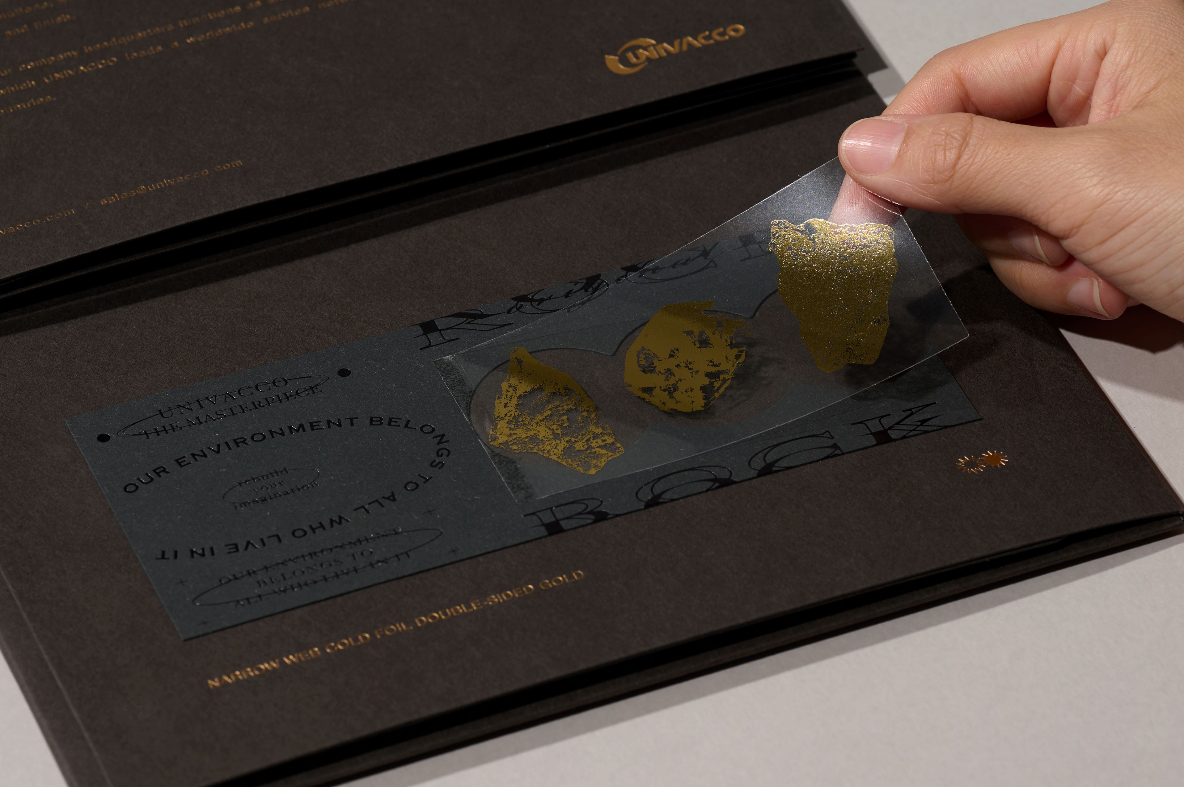 Hot Stamping Foil, Cold Foils, Coating Technology | UNIVACCO